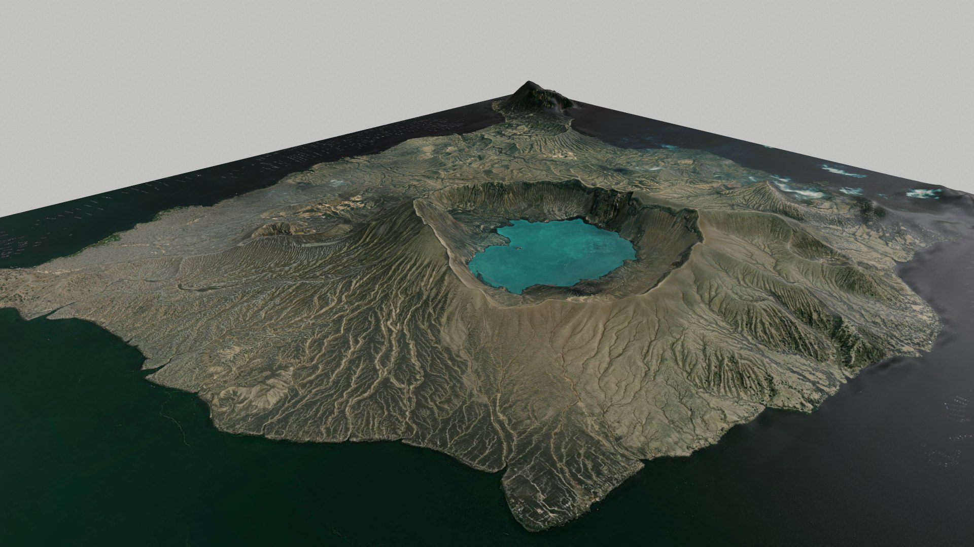 Mountain landscape Taal Volcano 3D model - TurboSquid 2156686