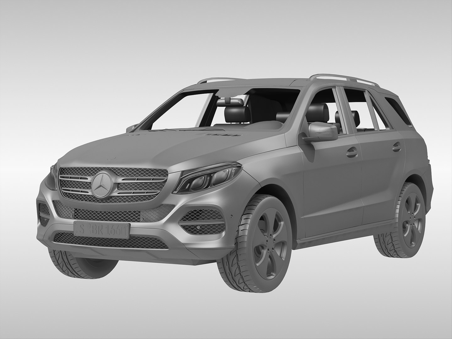 3d Model Mercedes Benz Gle