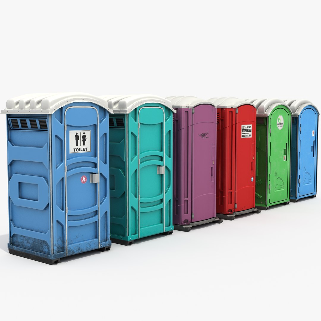 Set toilets 3D model - TurboSquid 1287695
