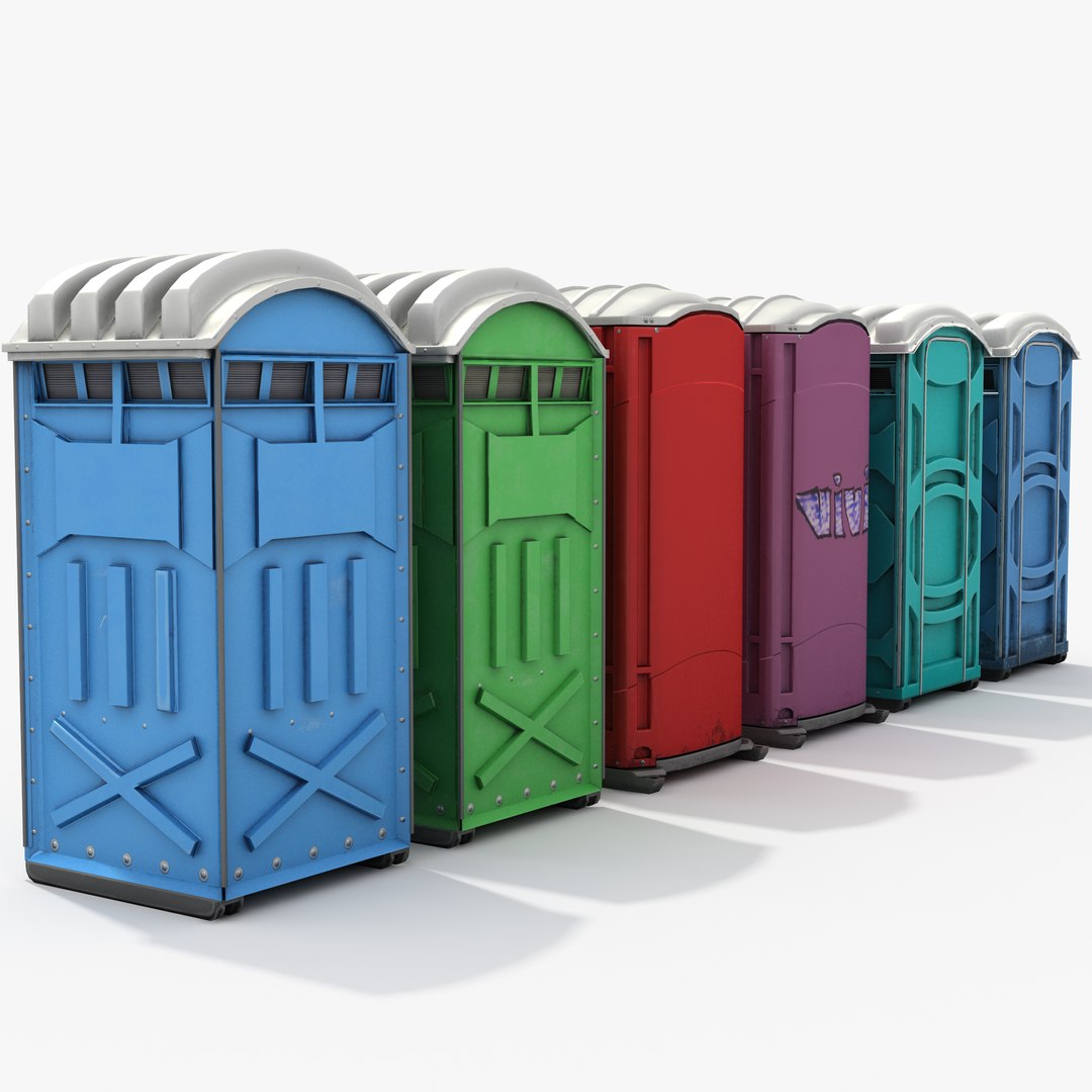 Set toilets 3D model - TurboSquid 1287695