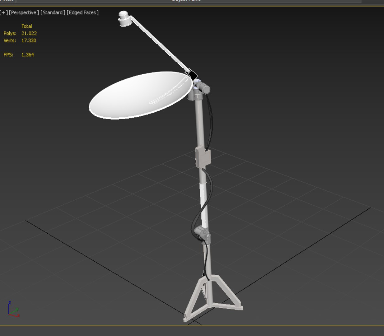 3D PARABOLIC ANTENNA TRACKER TRACKING SYSTEM - TurboSquid 2217801