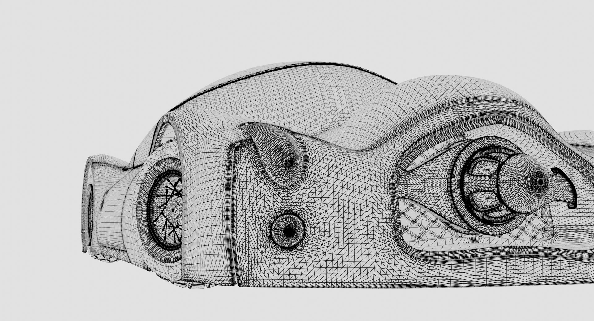 Concept Car Cartoon Style 3D Model - TurboSquid 1447525