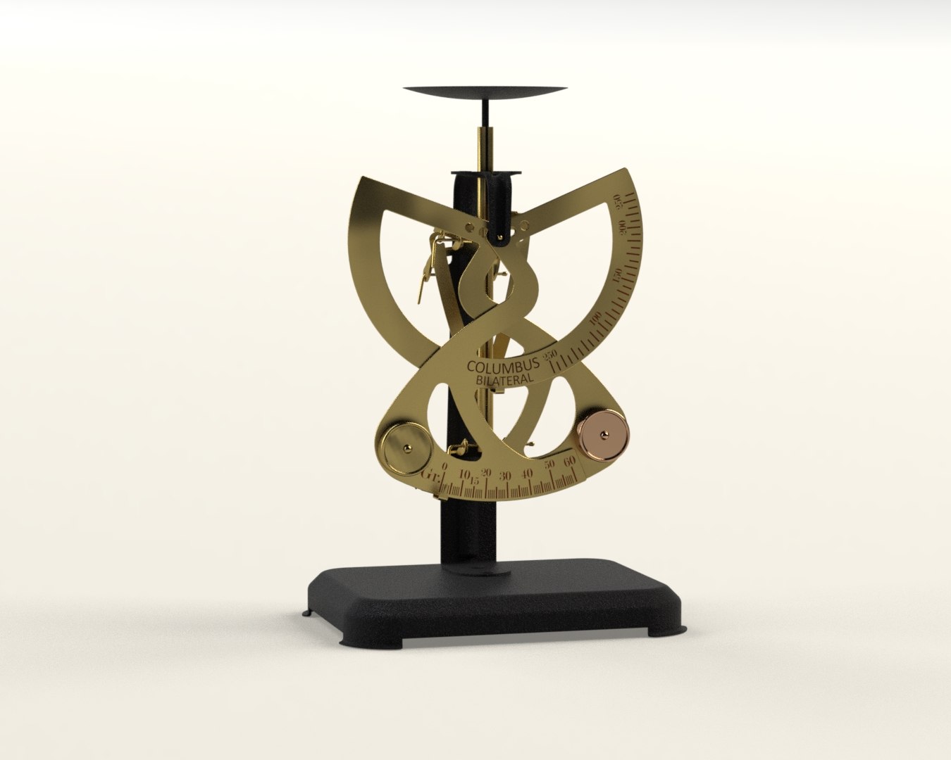 3D Columbus Bilateral Letter Scales - TurboSquid 1316702