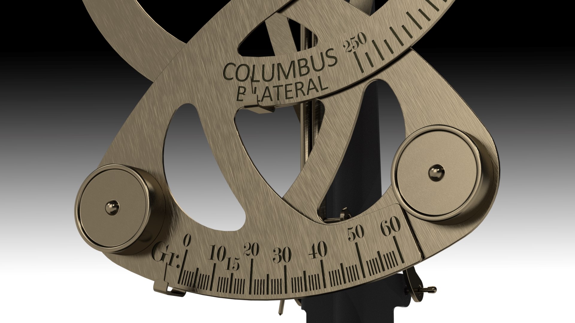 3D Columbus Bilateral Letter Scales - TurboSquid 1316702