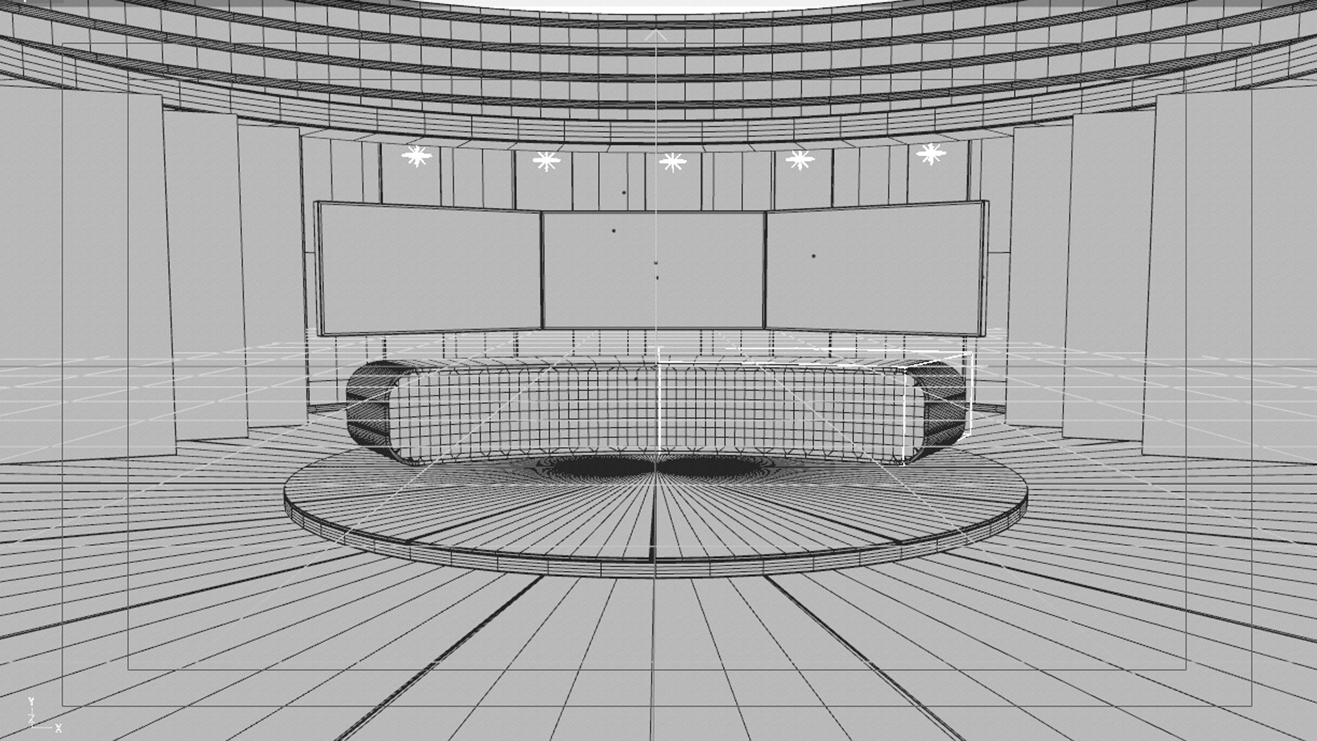 3D News Virtual Set - TurboSquid 1851126