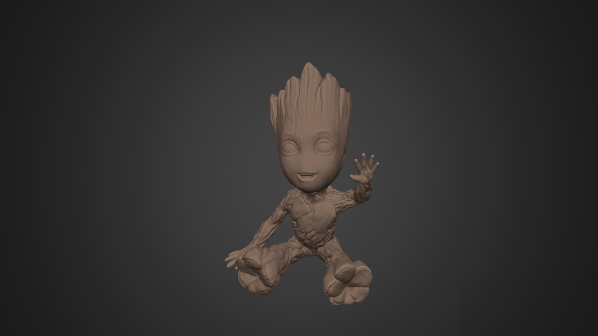 3D Groot Figure - TurboSquid 2020683