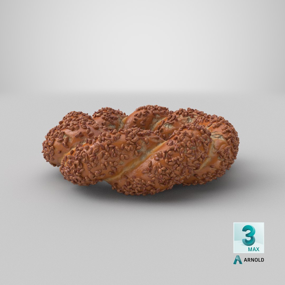 Simit 02 Color 2 3D model - TurboSquid 2017127