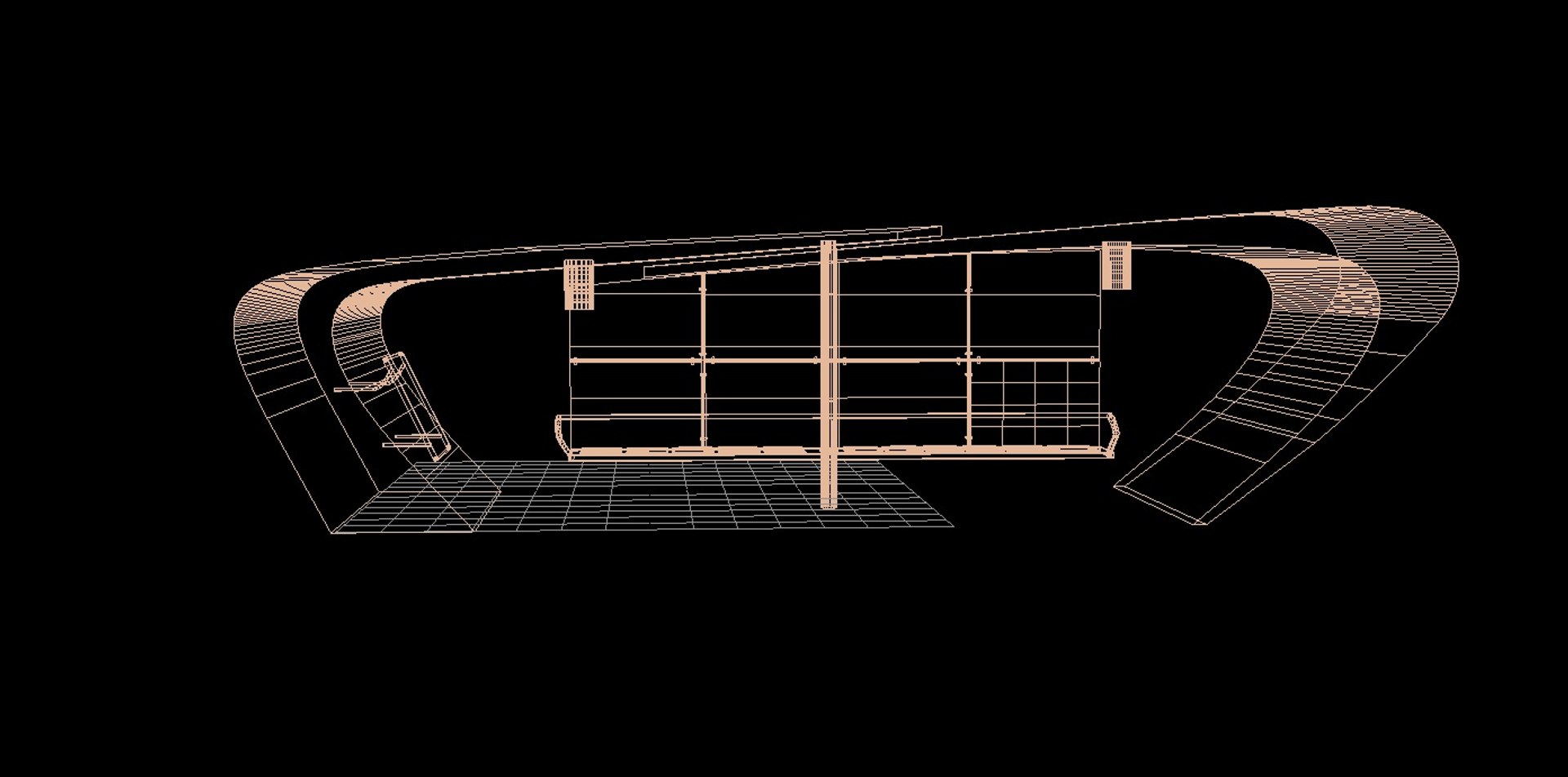 3d Bus Stop Sign Design Modern Model