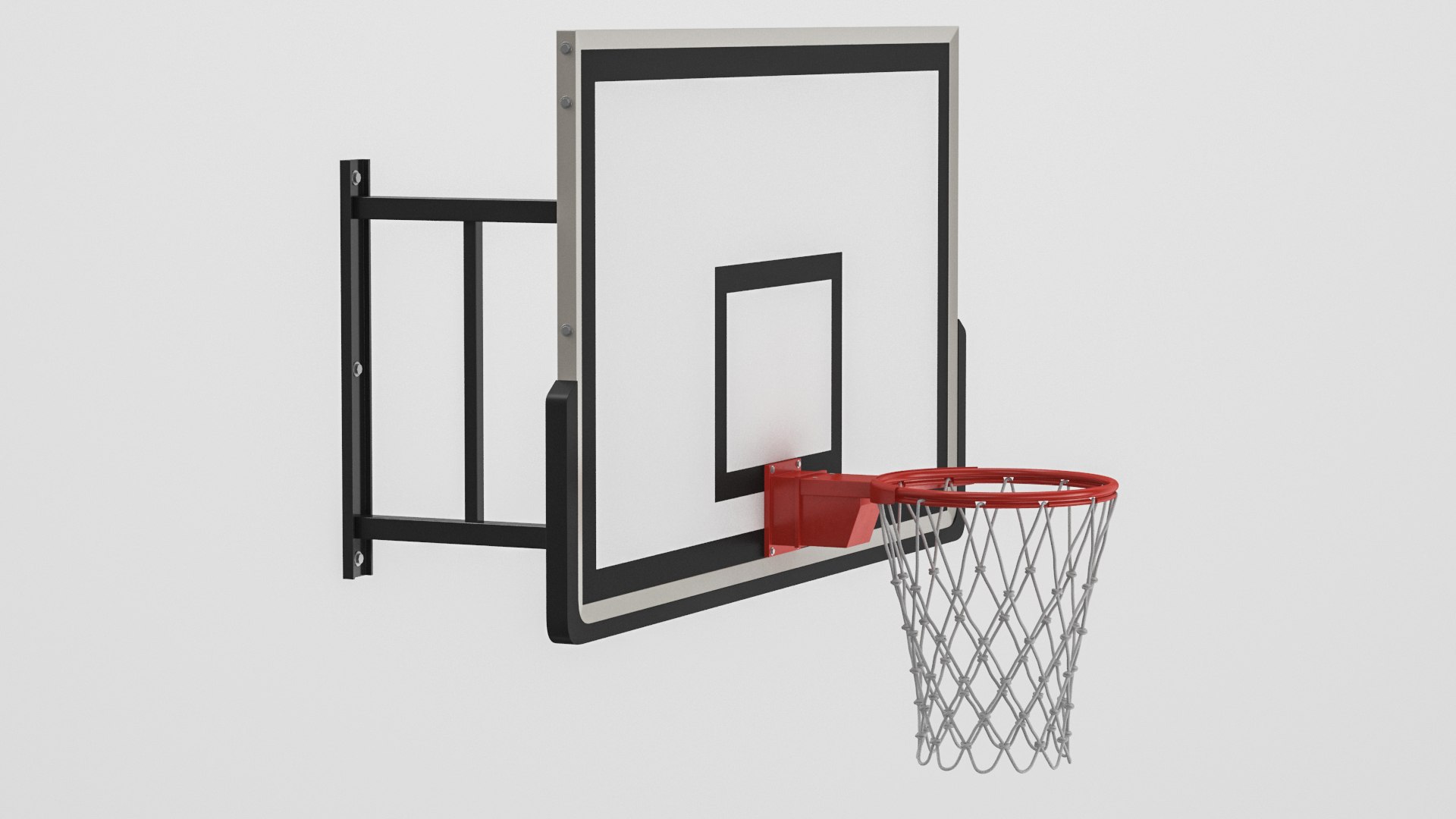 3D Wall Basketball Hoop 02 - TurboSquid 1977149
