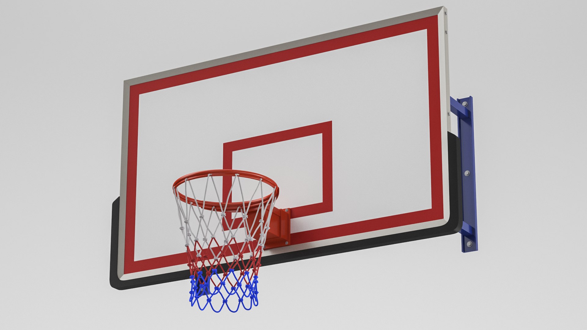 3D Wall Basketball Hoop 02 - TurboSquid 1977149