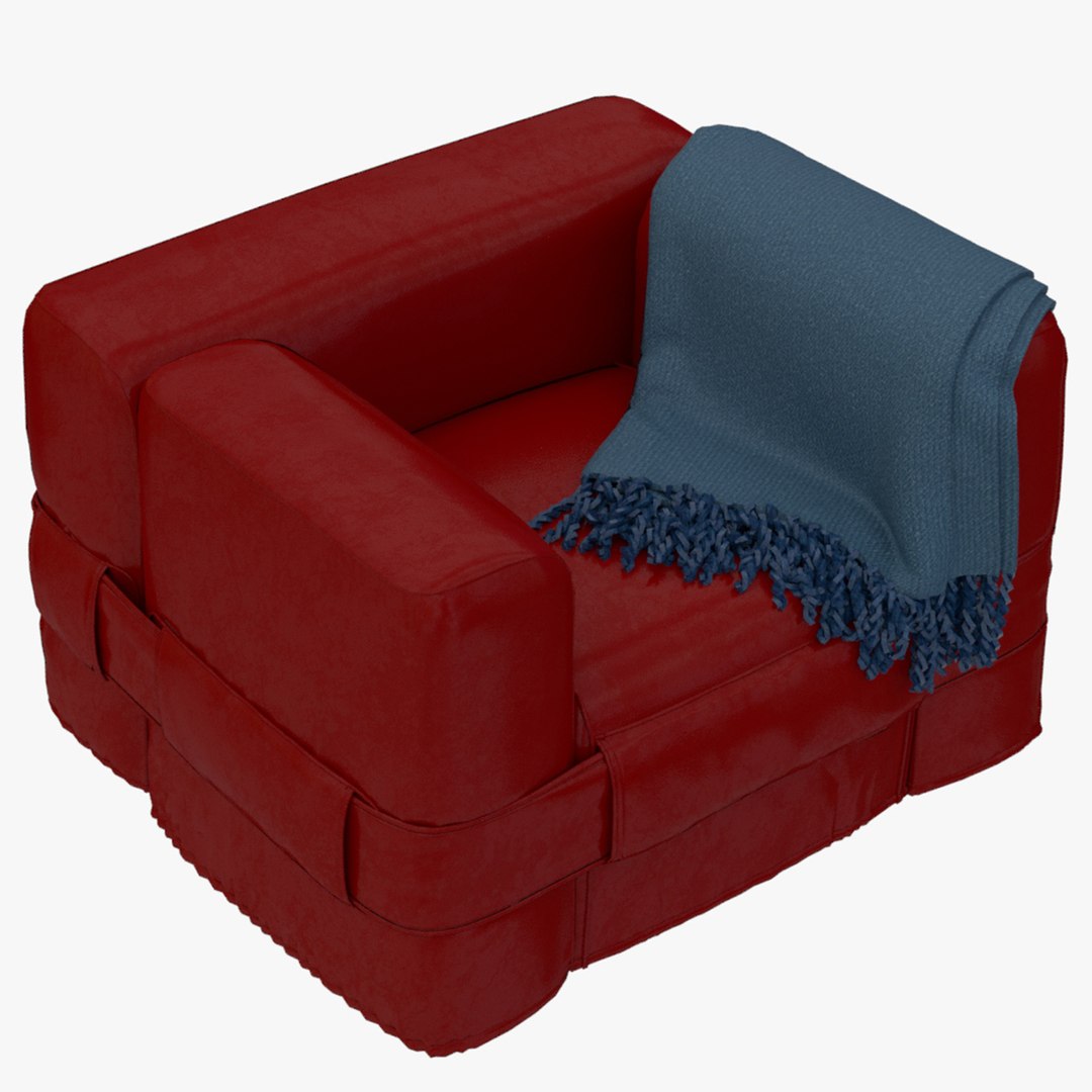 3D sofa and cloth with 4K textures model - TurboSquid 1960306