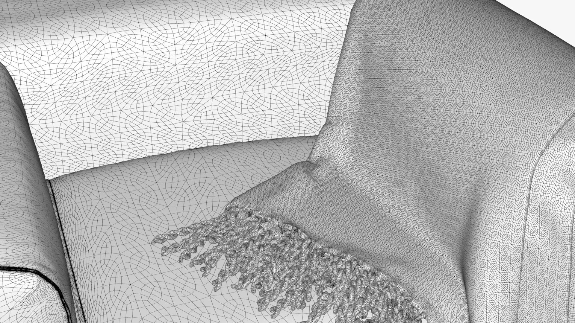3D sofa and cloth with 4K textures model - TurboSquid 1960306
