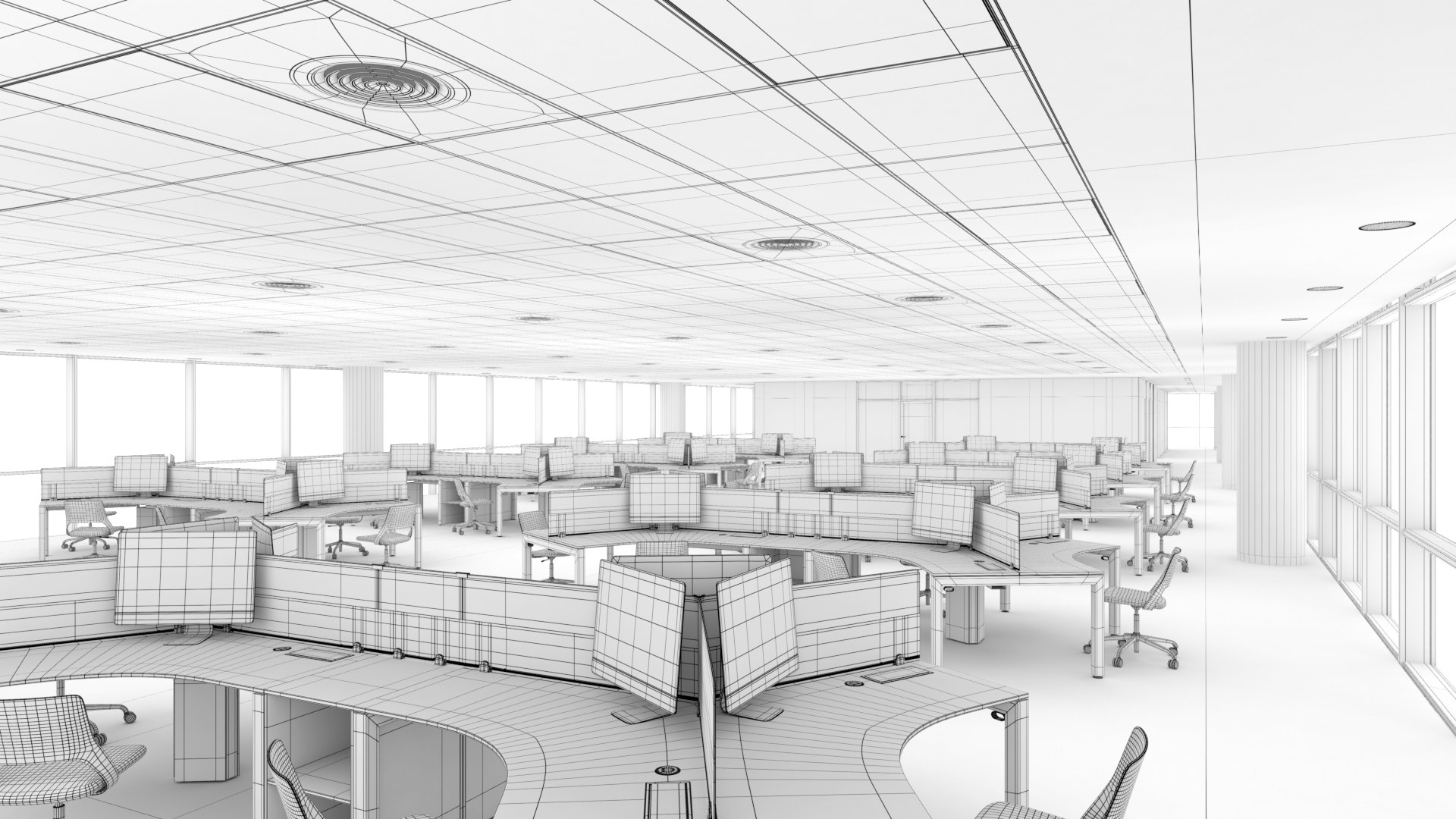 3D Office interior 03 - TurboSquid 2158909