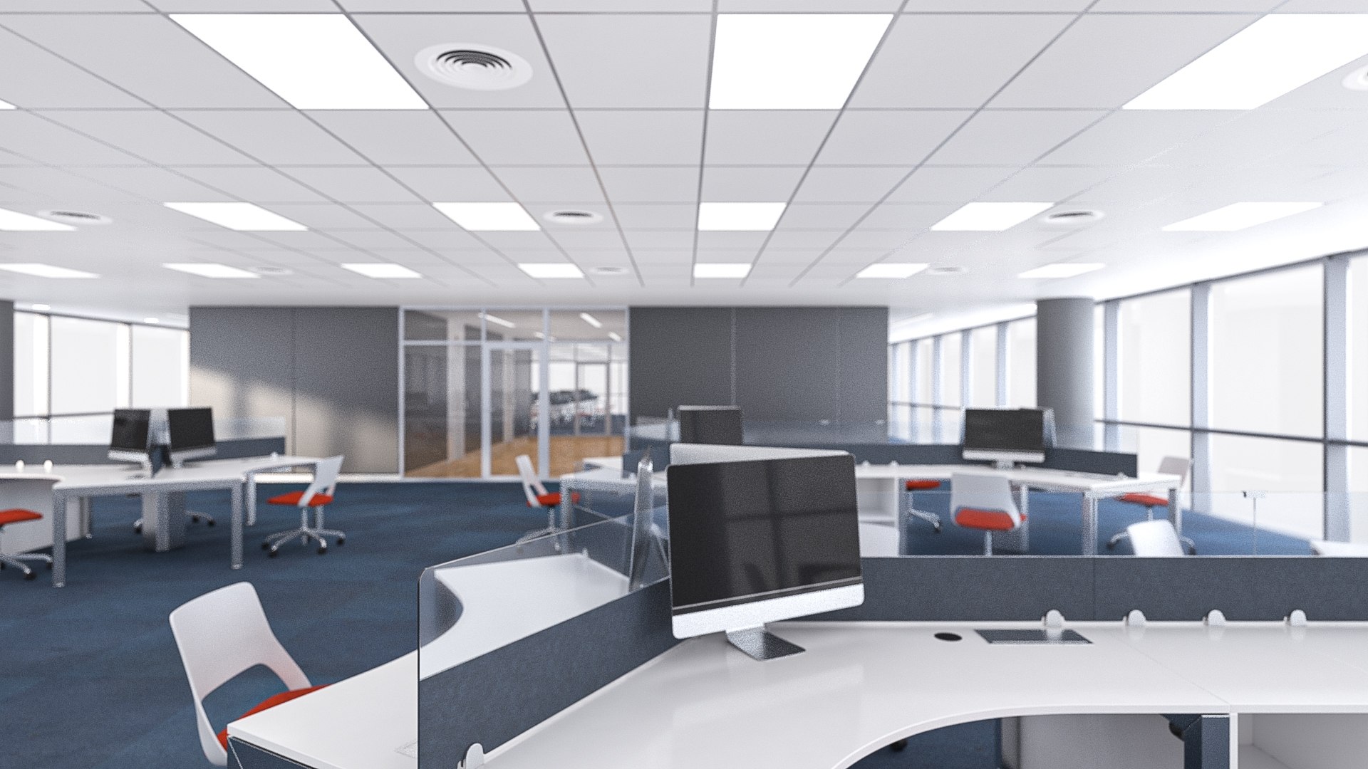 3D Office interior 03 - TurboSquid 2158909