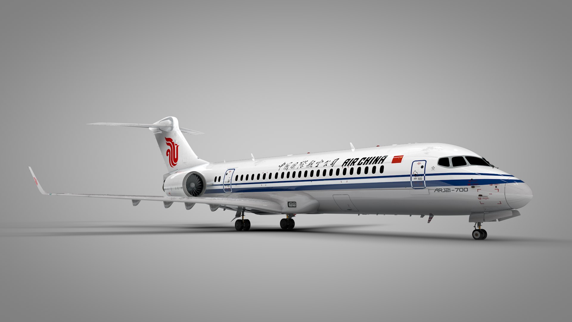 3D AIR CHINA COMAC ARJ21-700 L1887 - TurboSquid 2002779