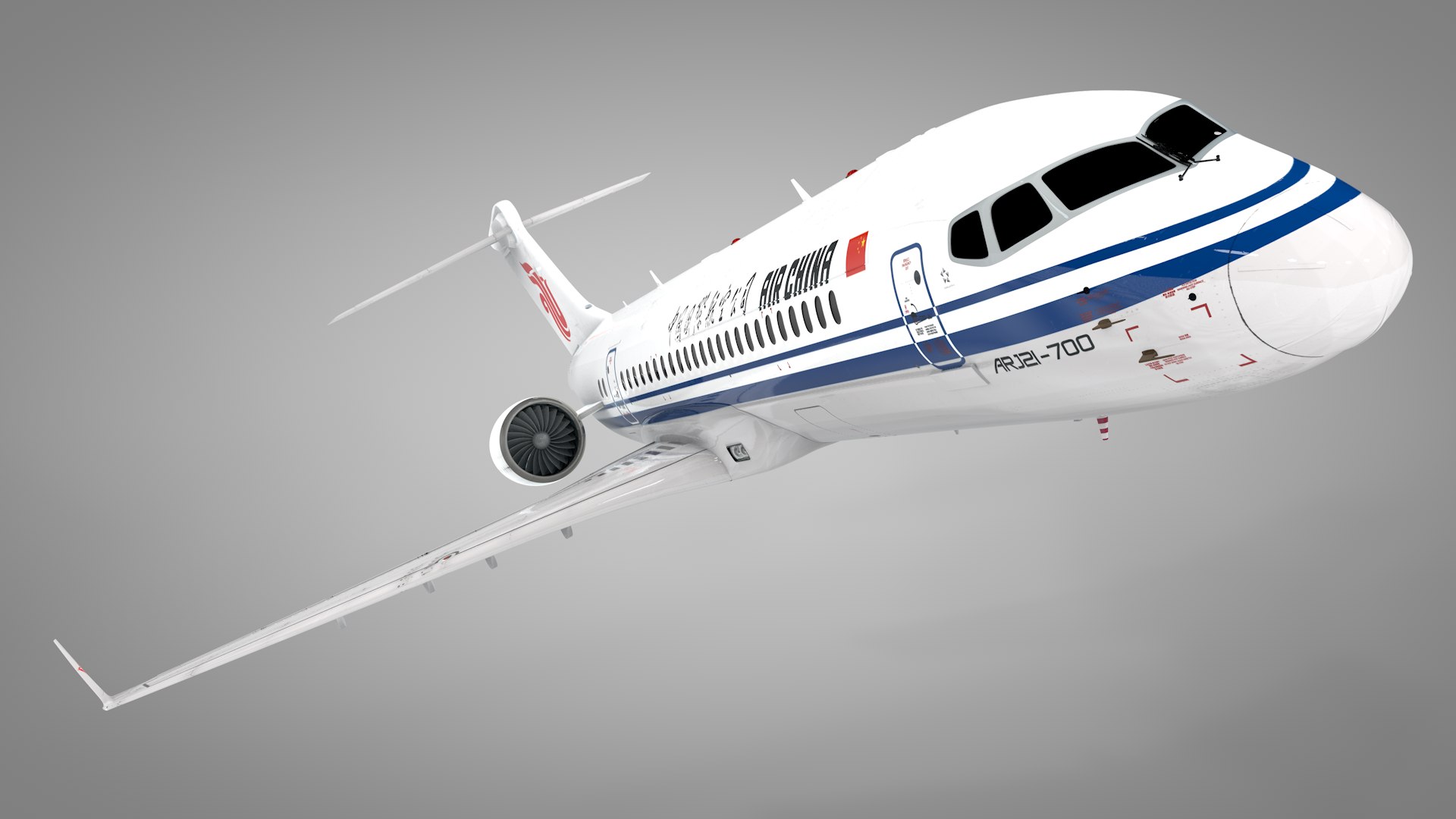 3D AIR CHINA COMAC ARJ21-700 L1887 - TurboSquid 2002779
