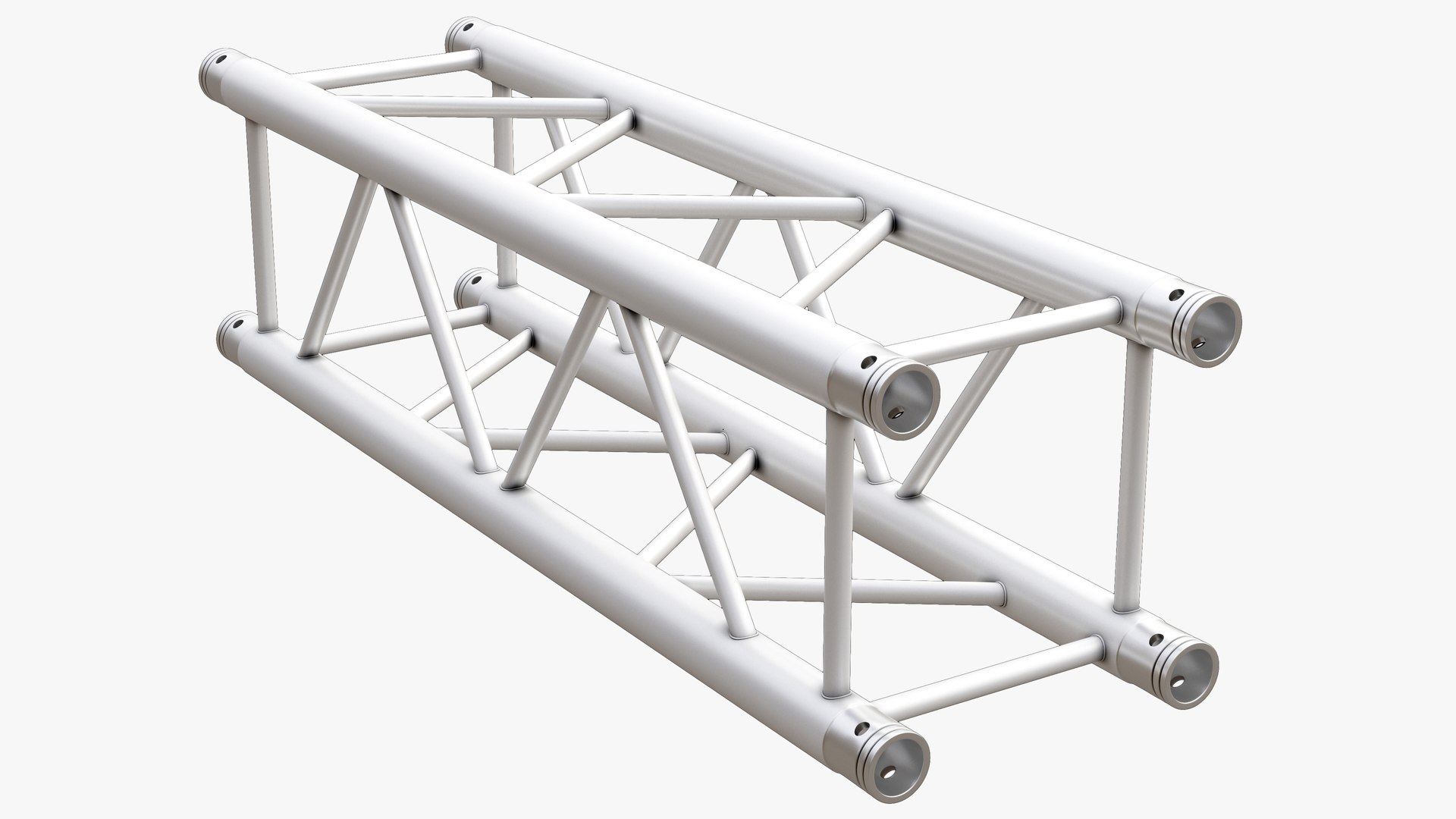 3D Straight Square Truss Collection Model - TurboSquid 1722035