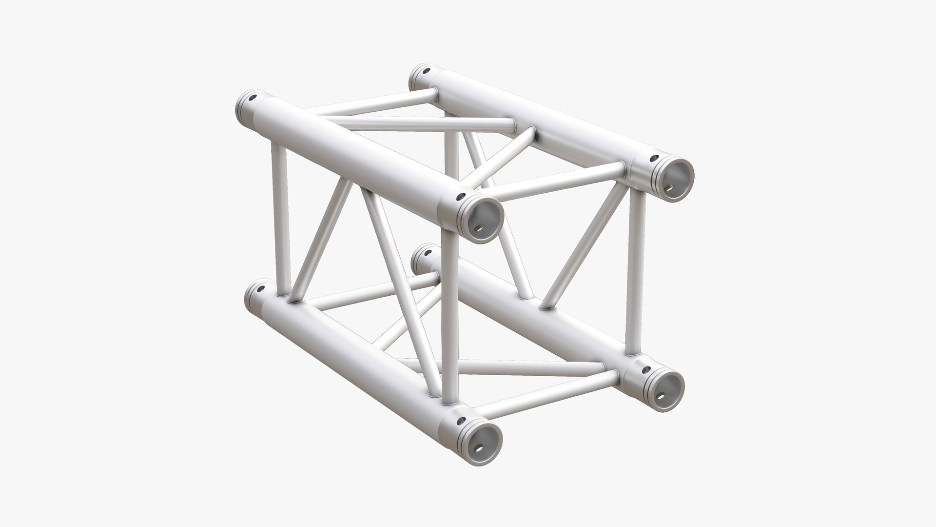 3D Straight Square Truss Collection Model - TurboSquid 1722035