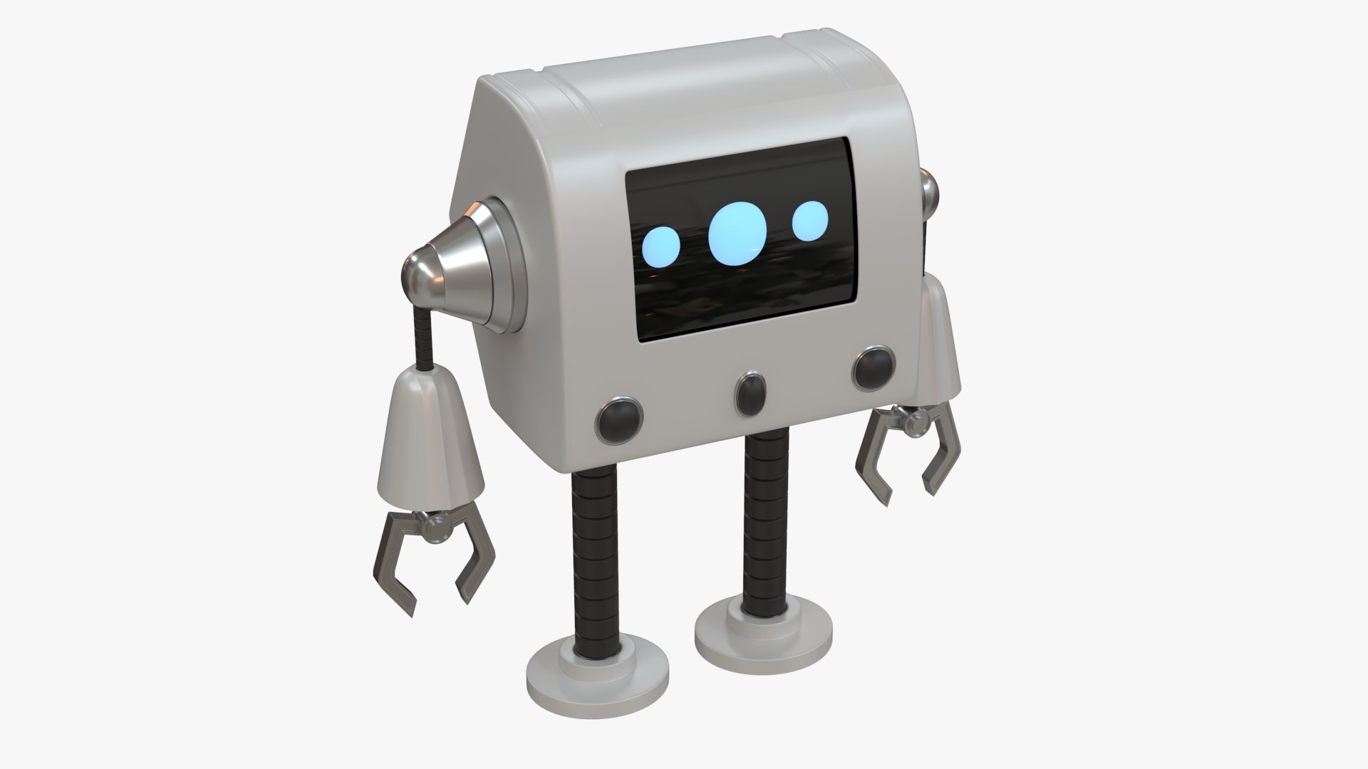 Cute Robot 3D - TurboSquid 1978693