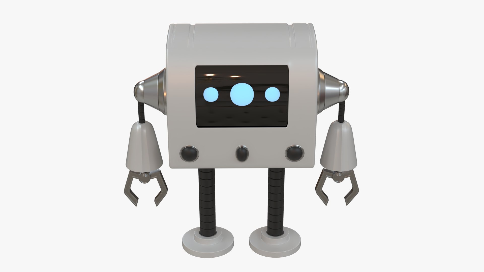 Cute Robot 3D - TurboSquid 1978693