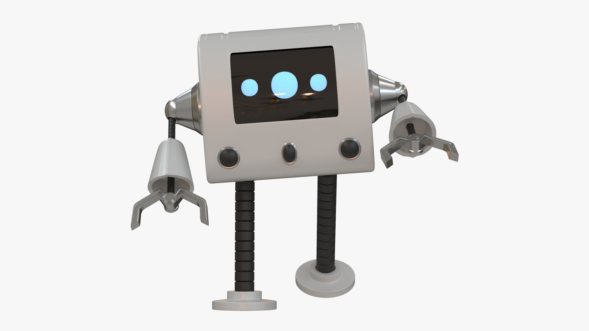 Cute Robot 3D - TurboSquid 1978693