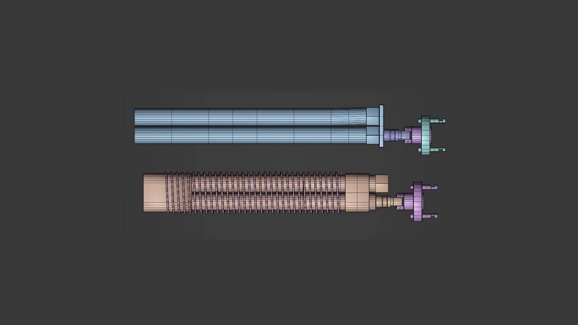 3D Gamma-ray Source Projector Set Model - TurboSquid 2097475