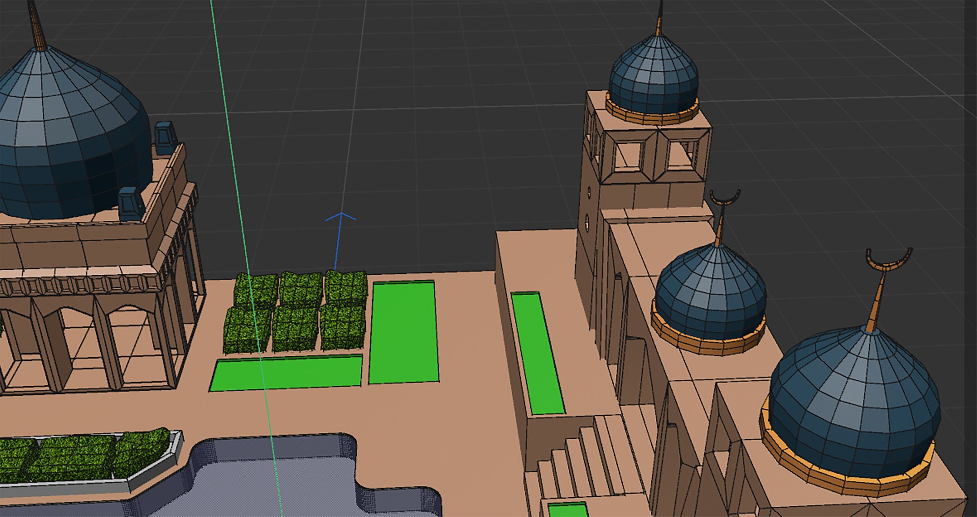 Arabic Eastern Islamic Palace With Masjid Model - TurboSquid 2216435
