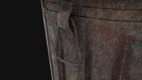 3D dustbin dirt rust - TurboSquid 1454595
