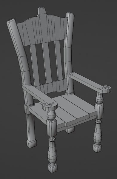 3D Stylized Medieval Chair Pack - TurboSquid 1974003