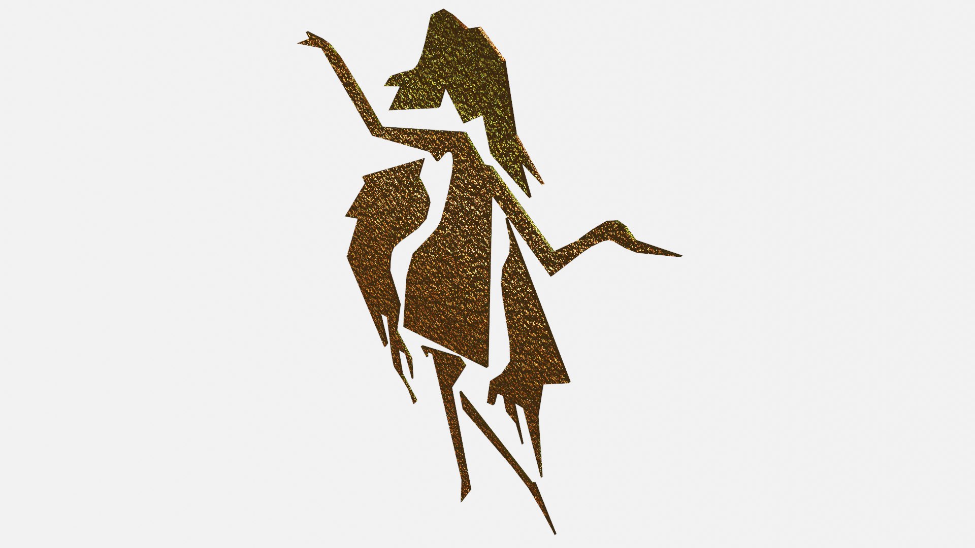 3D Logo Girl Model - TurboSquid 1887214