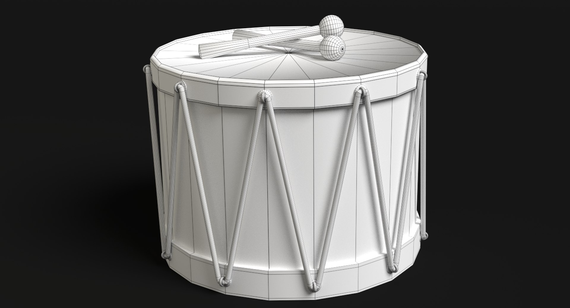 3d Toy Drum