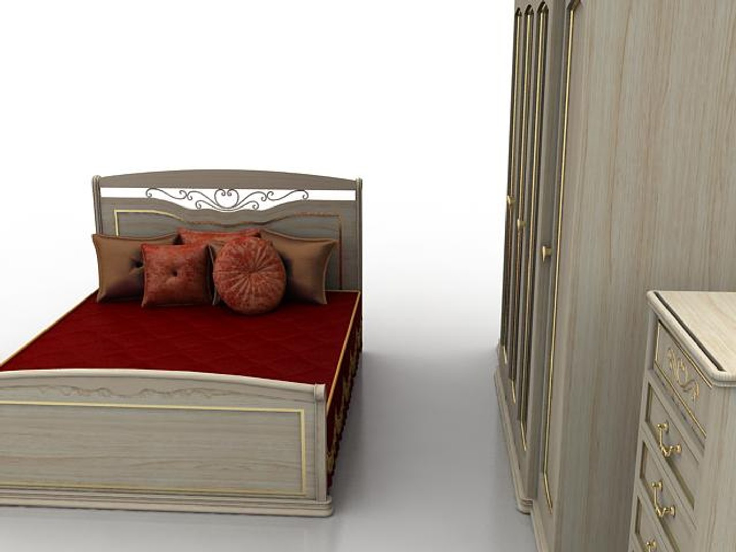 3d Model Luigi Bedroom Furniture