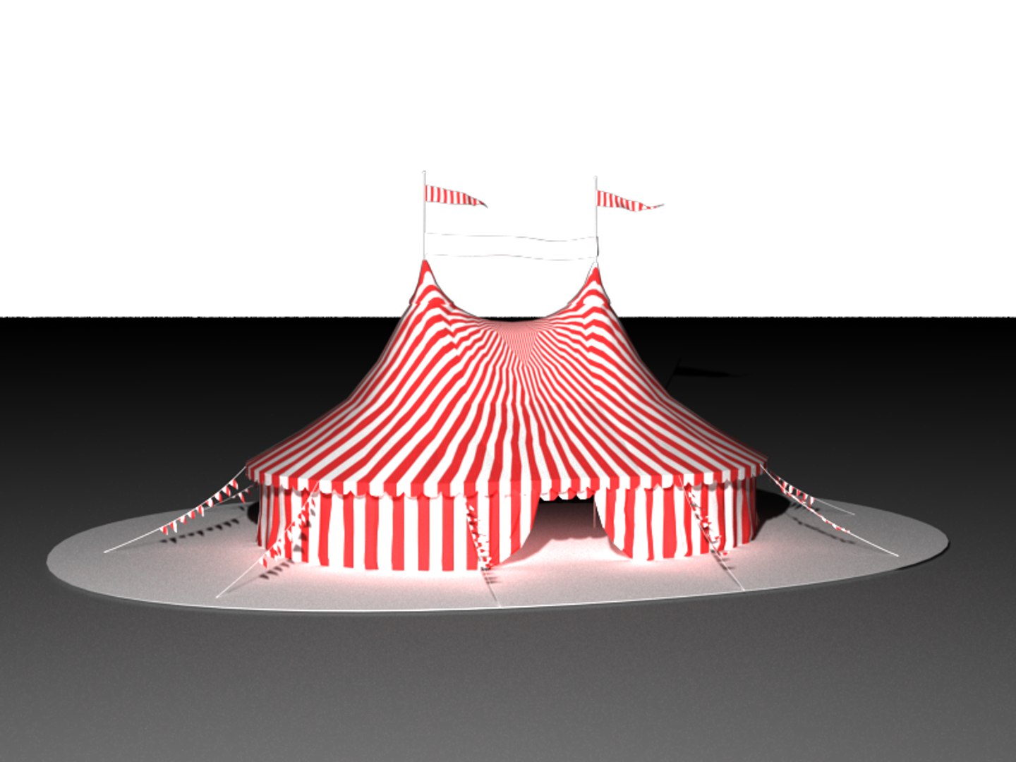 Circus Tent 3D Model - TurboSquid 1580286