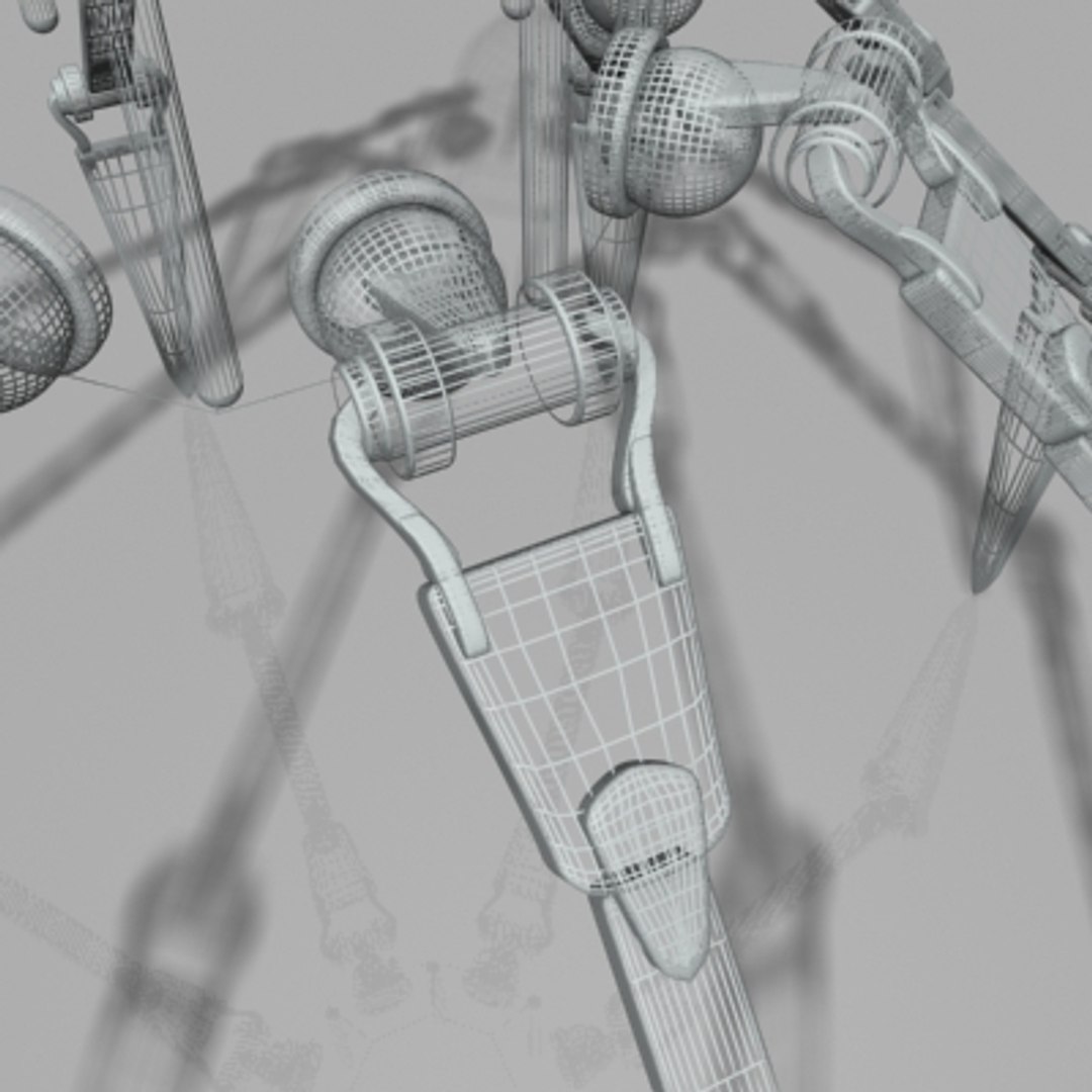 Robot Virus 3d Model