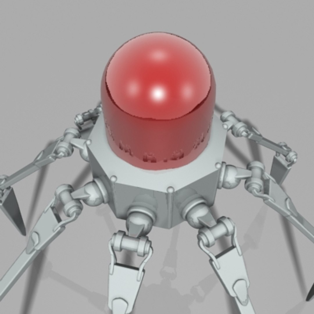 Robot Virus 3d Model