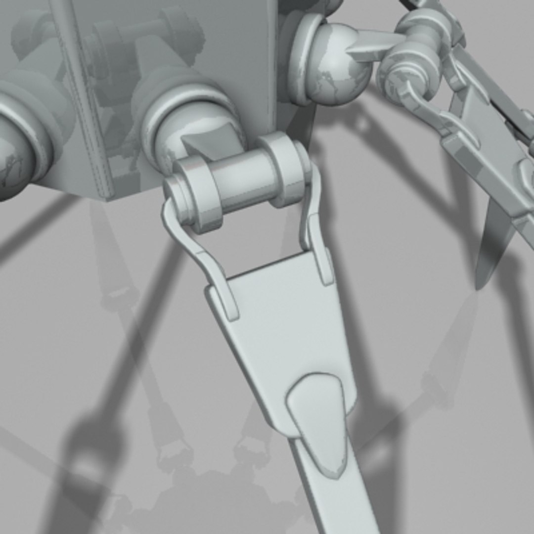 Robot Virus 3d Model