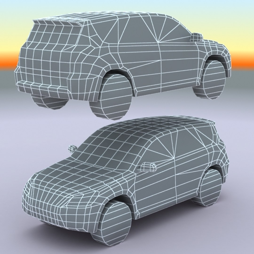 2010 Toyota Rav4 Ev 3d Model