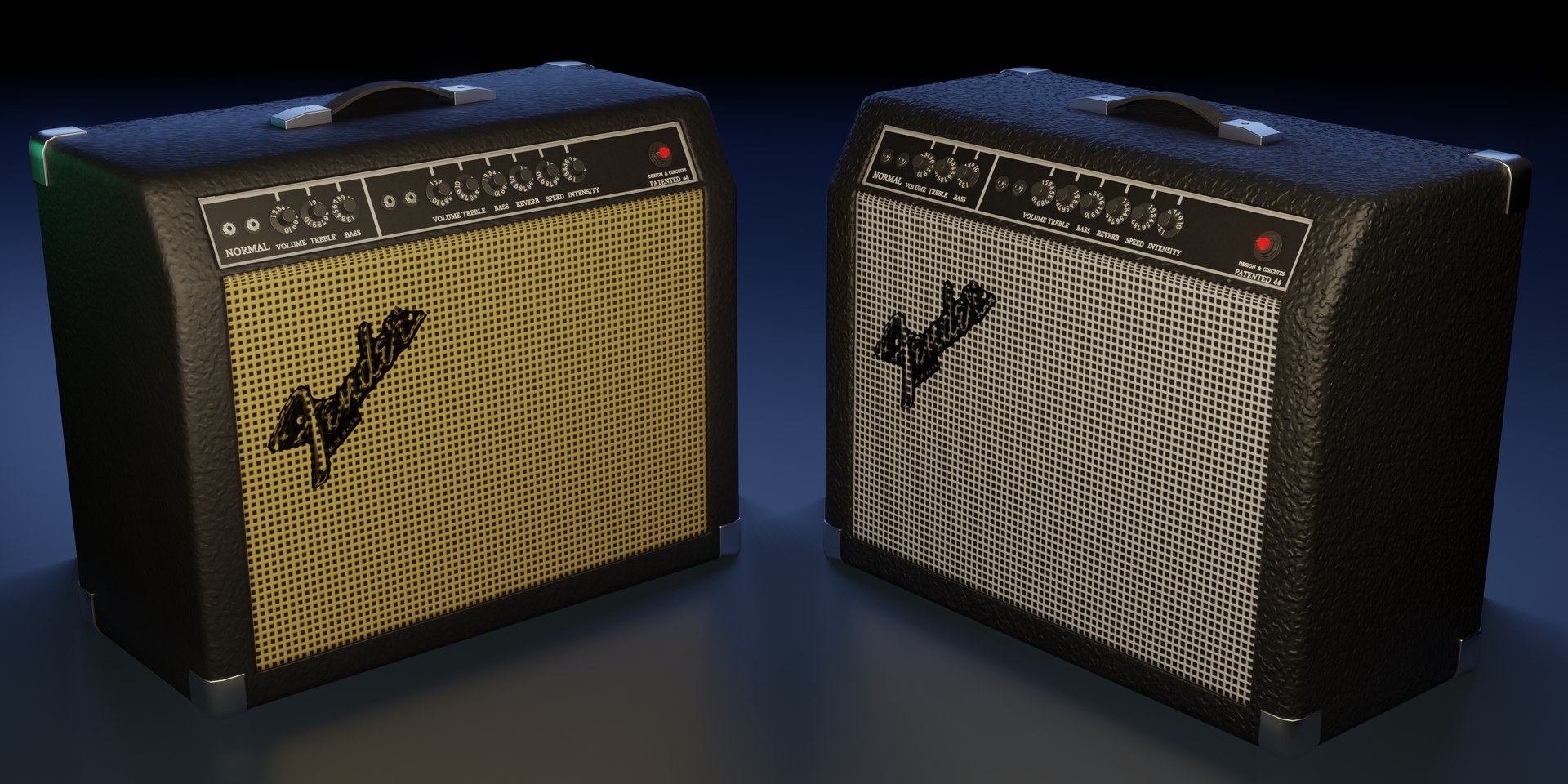 3D Fender Deluxe Reverb Amp - TurboSquid 1655234