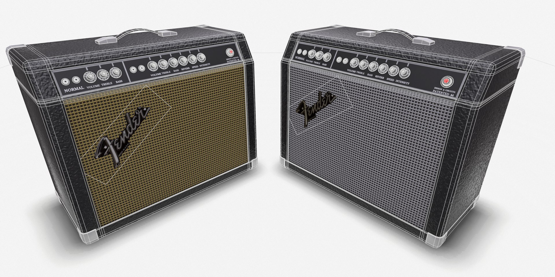 3D Fender Deluxe Reverb Amp - TurboSquid 1655234