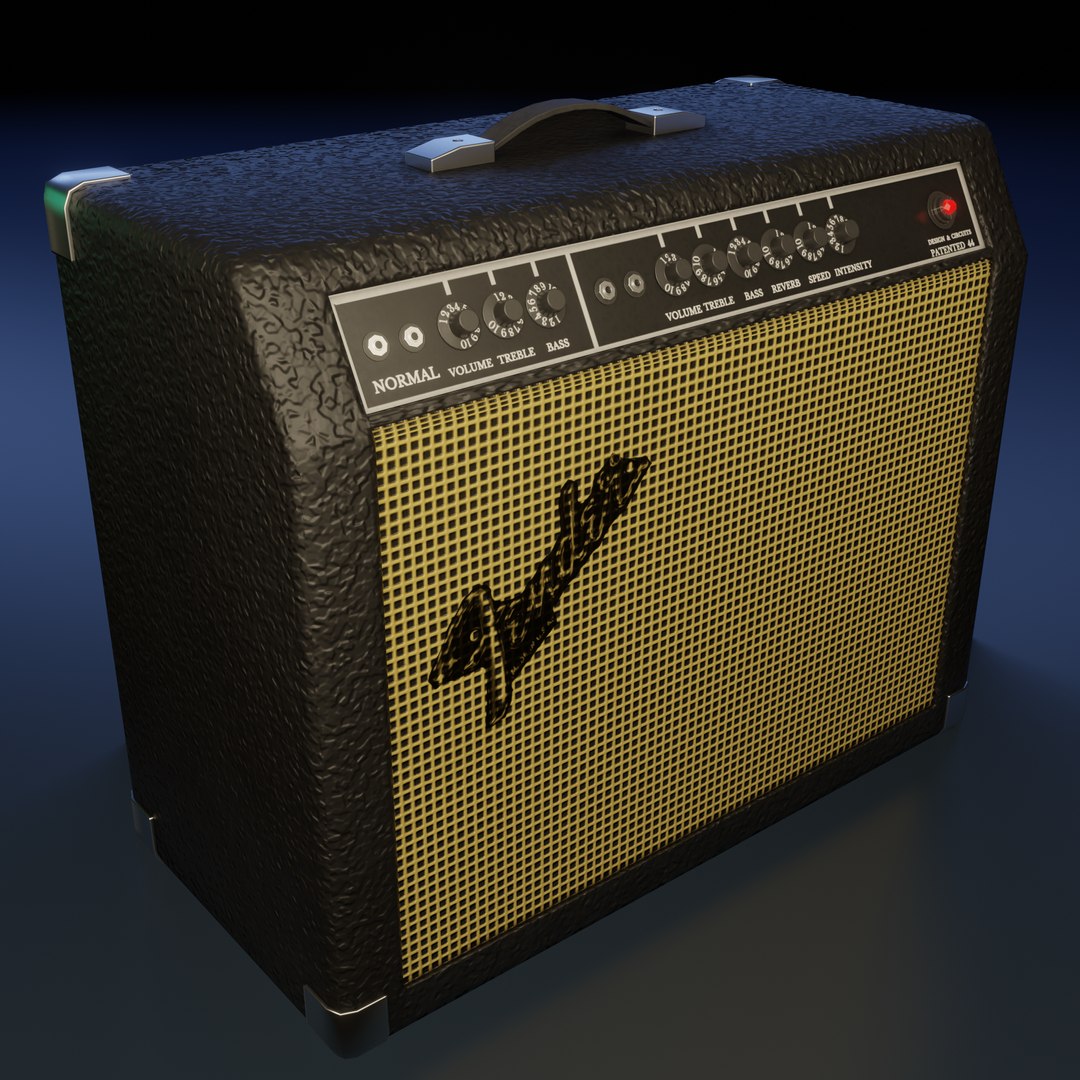 3D Fender Deluxe Reverb Amp - TurboSquid 1655234