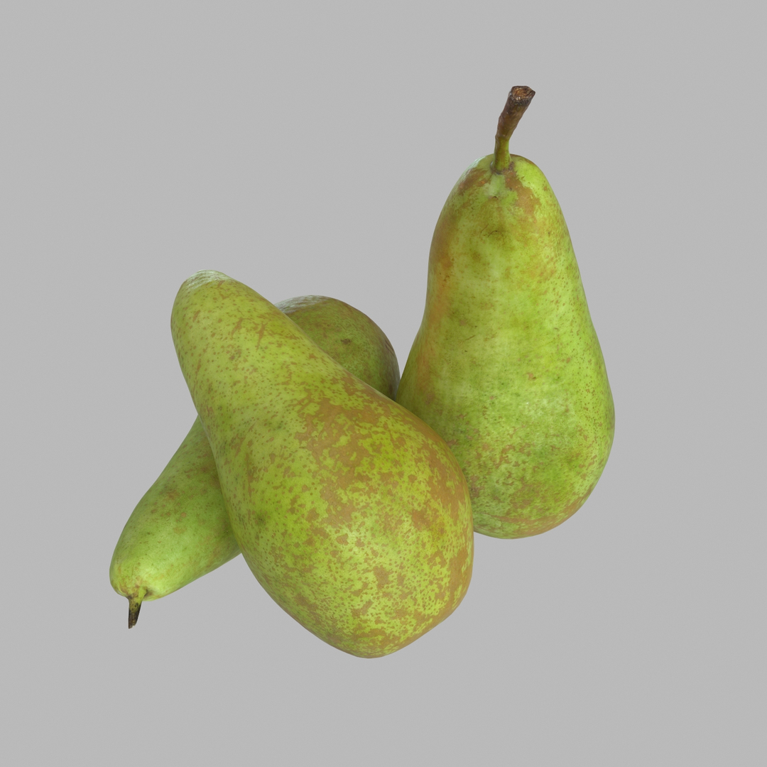 3d Model Pears Photogrammetry Scan