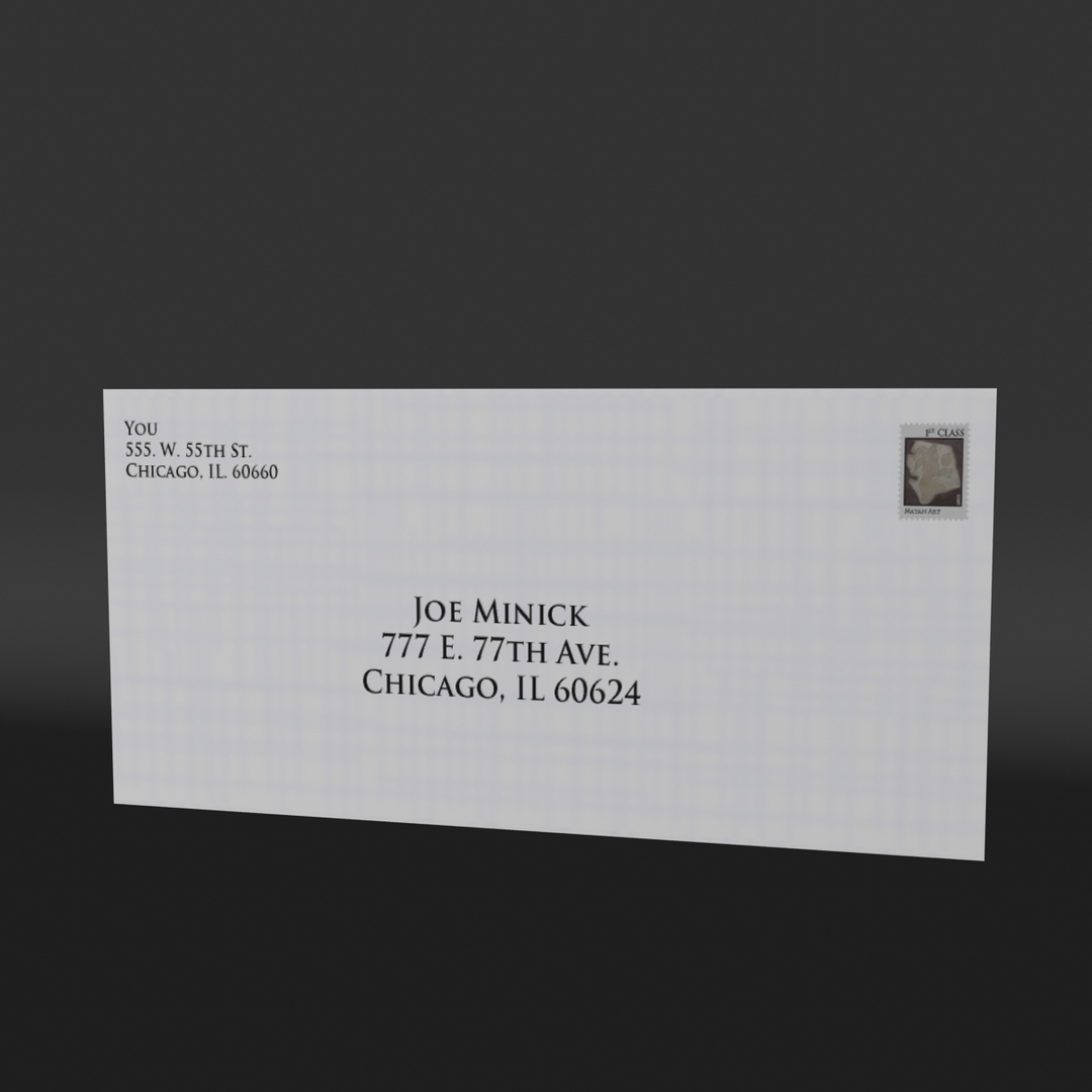 3d Security Envelope