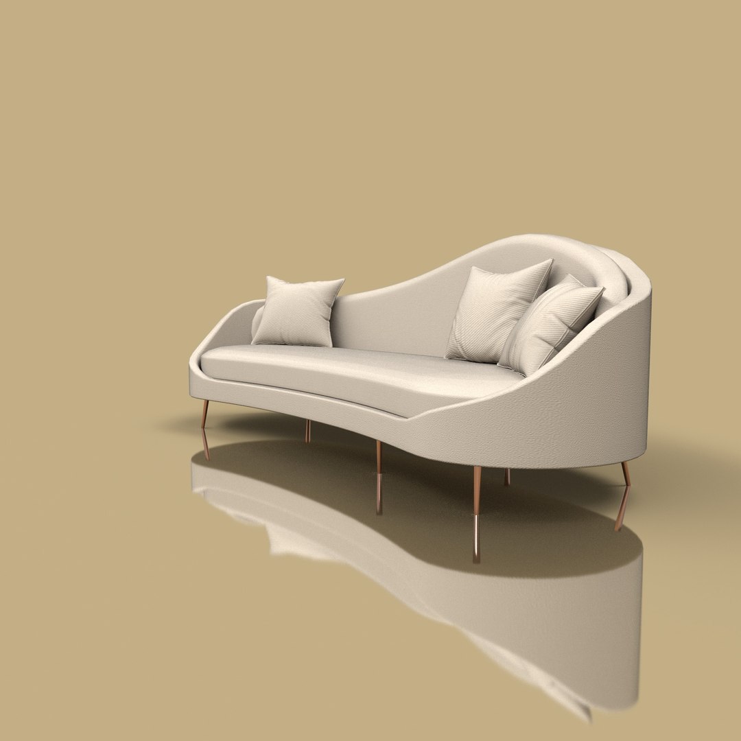 Modern Sofa 3D Model - TurboSquid 2339341