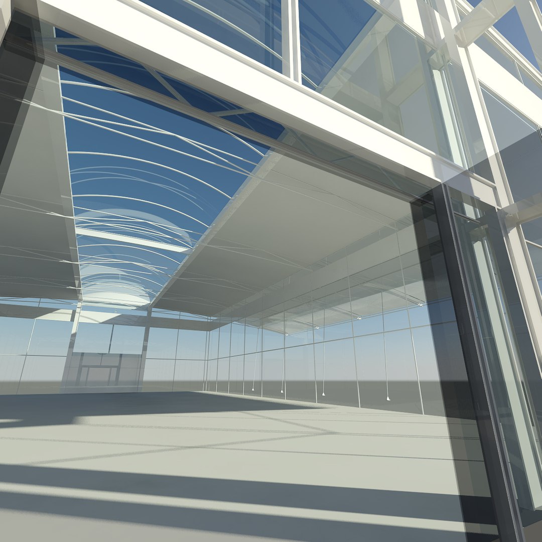 Showroom Room 3d Model