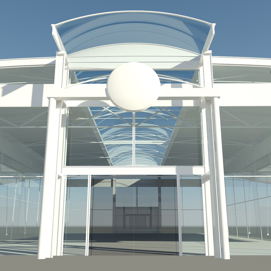 Showroom Room 3d Model