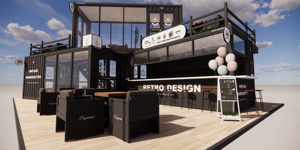 Coffee Shop SketchUp Models for Download | TurboSquid