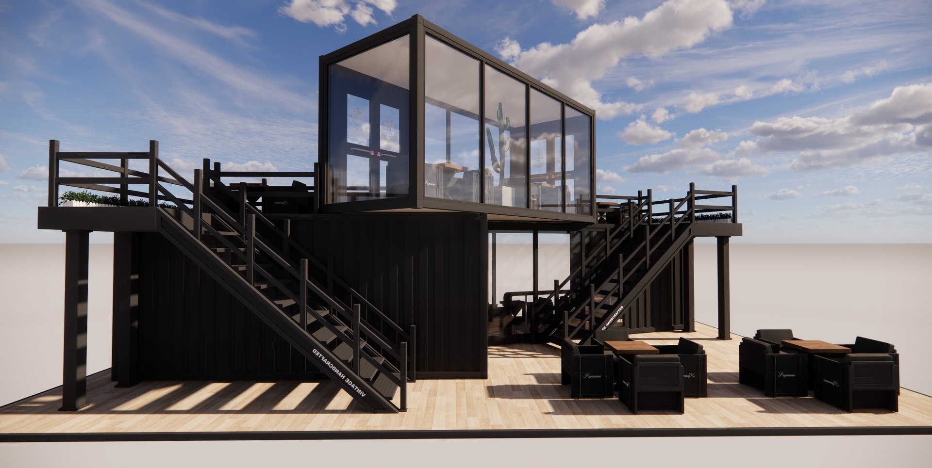 Container Coffee Shop-A1 3D Model - TurboSquid 2013283