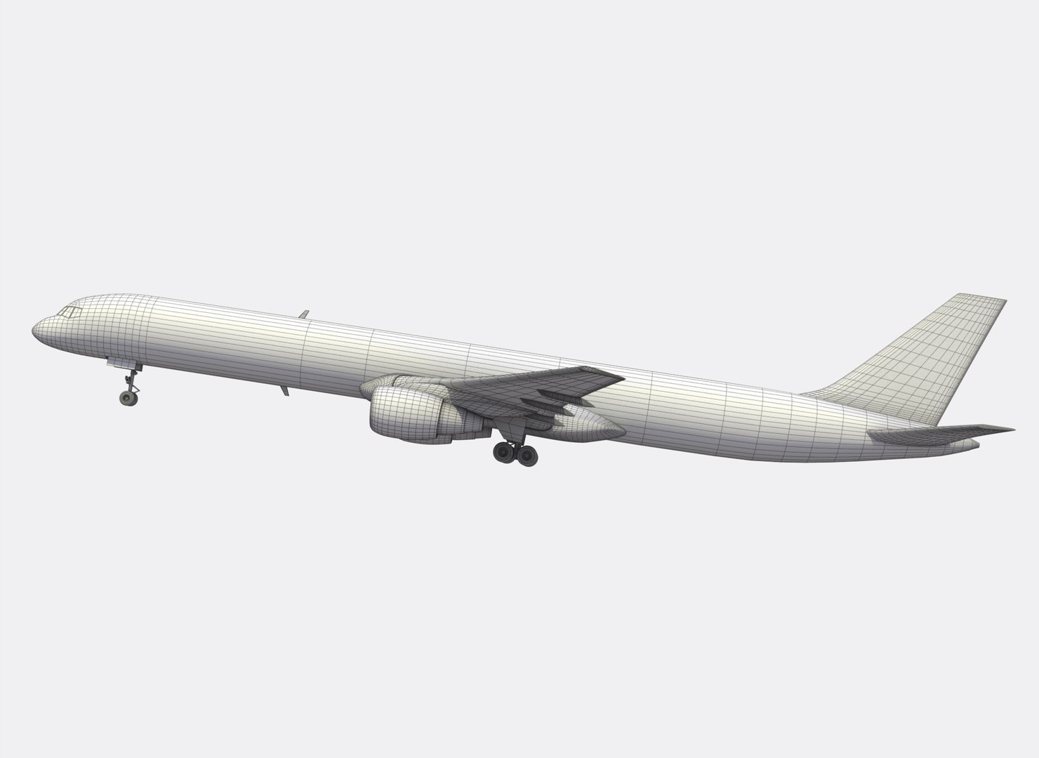 Airliner 757 3d Model