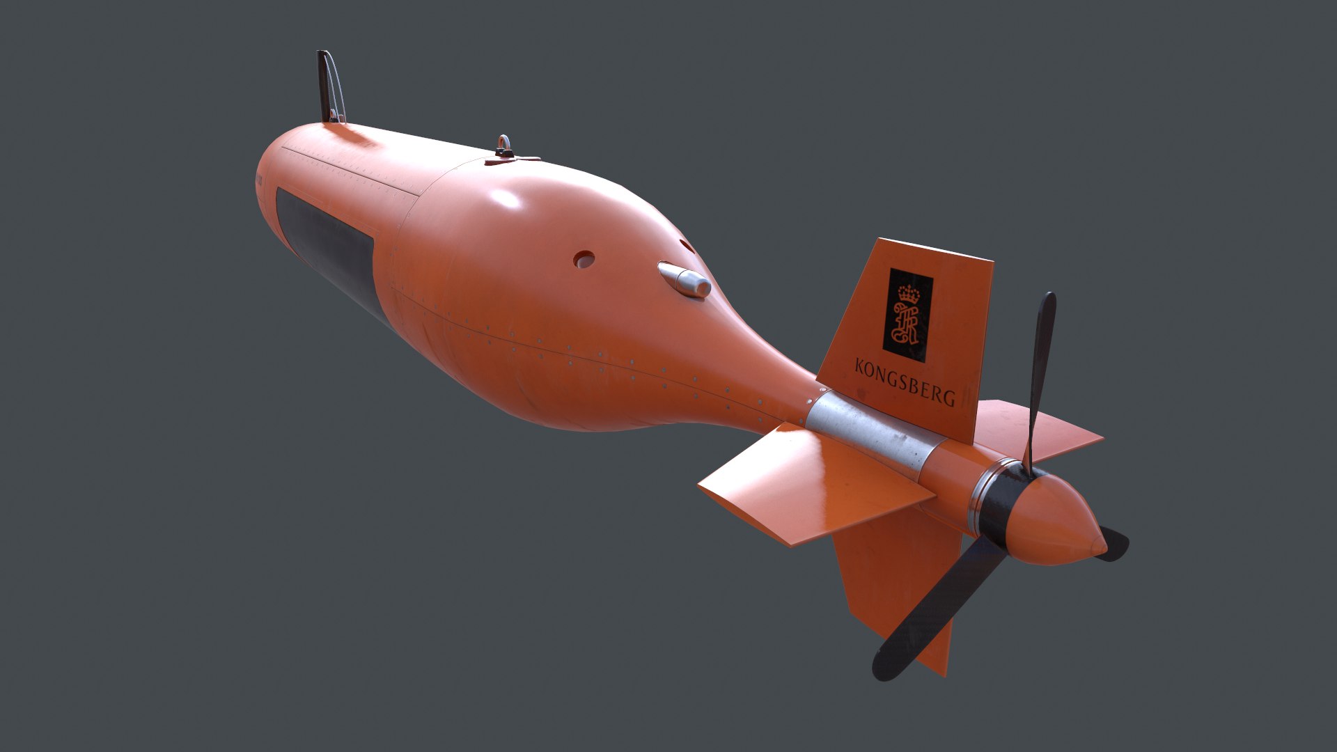 3D HUGIN AUV Model - TurboSquid 2282613