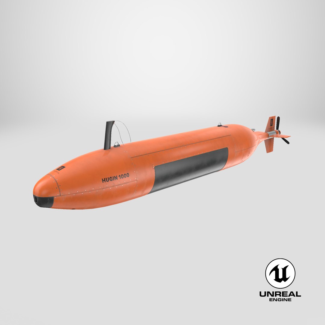 3D HUGIN AUV Model - TurboSquid 2282613